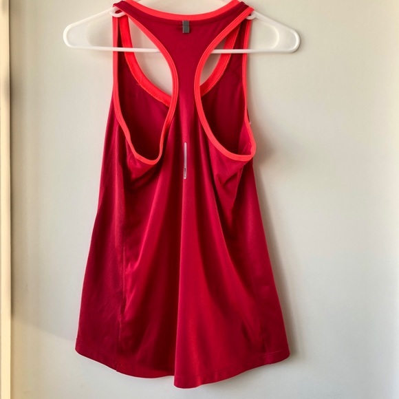 Nike | Tops | Nike Drifit Red Razorback Tank W Orange Trim | Poshmark